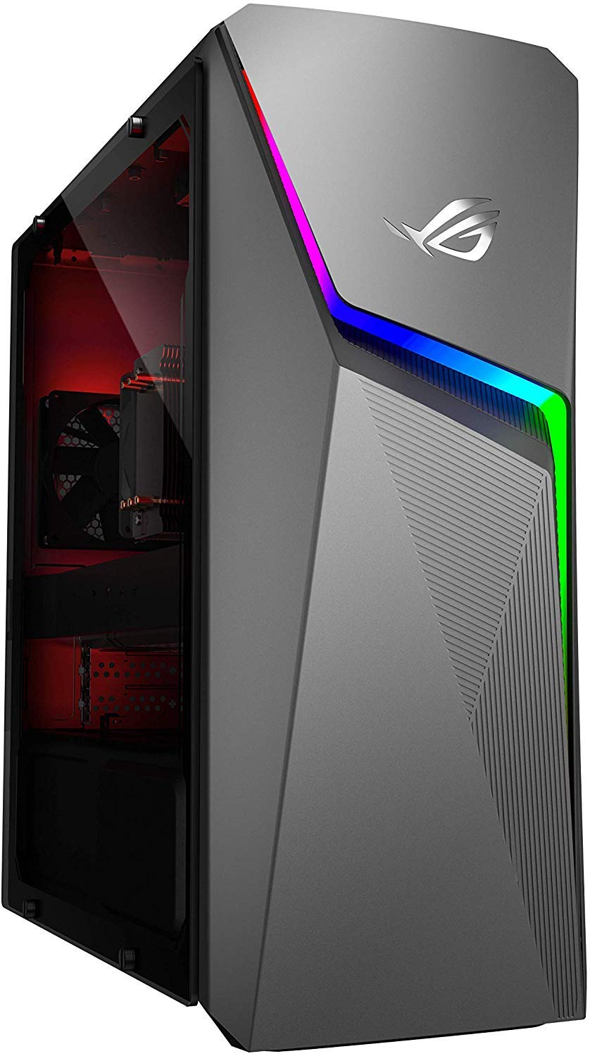 ASUS (Refurbished) ROG Strix GL10DH Gaming and Entertainment Desktop PC (AMD Ryzen 7 3700X 8-Core, 16GB RAM, 512GB SSD + 1TB HDD, RTX 2070 Super, WiFi, 1xHDMI, Win 10 Home) (Renewed)