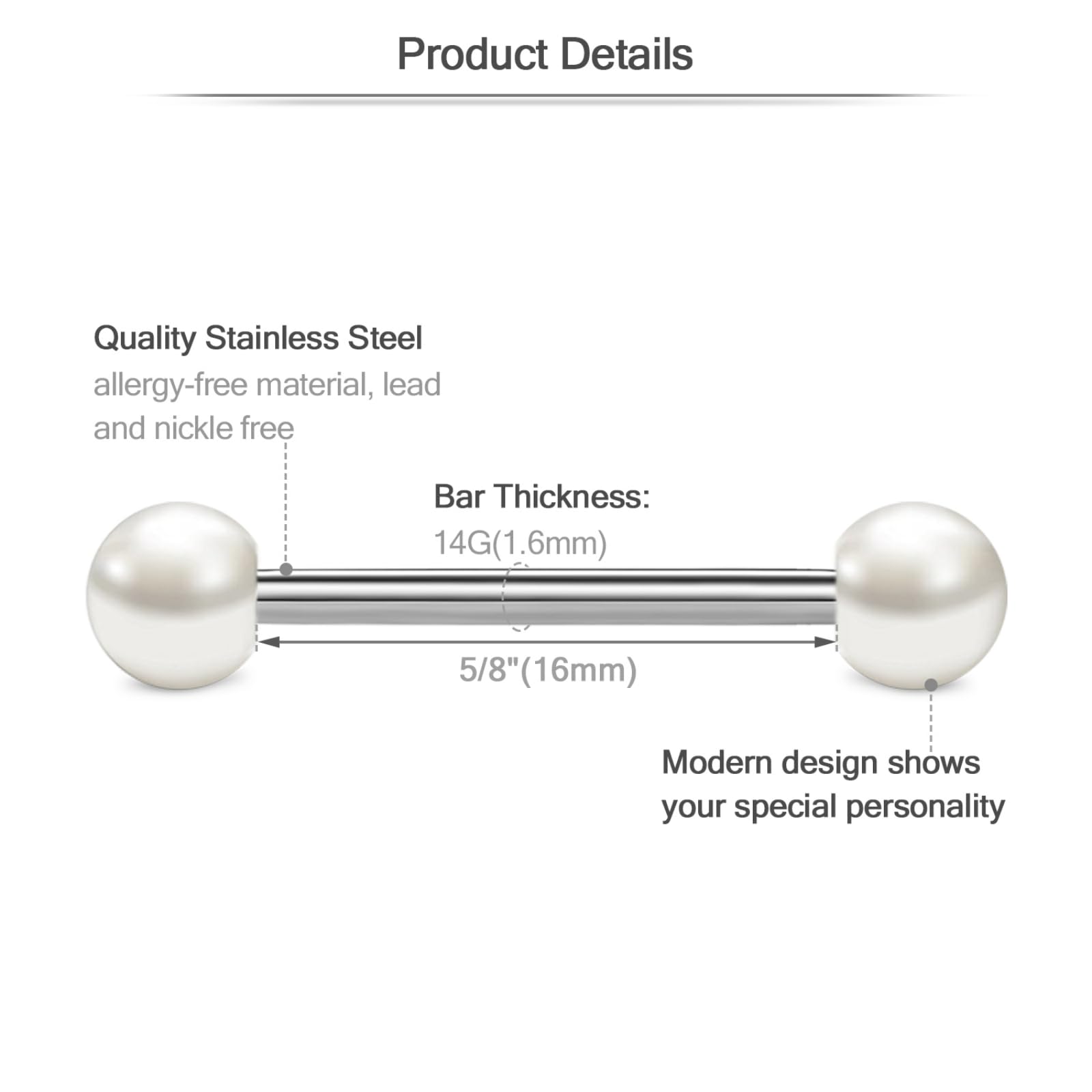 AVYRING Nipple Rings Nipplerings Piercing Women Jewelry Surgical Steel Nipple Shield Nipple Barbells 14g