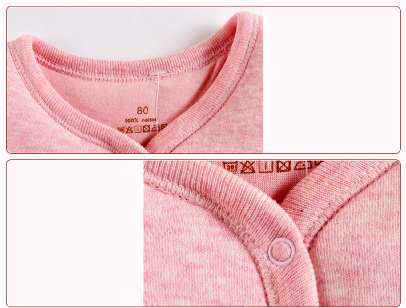 Monvecle Baby Warm Vests Unisex Infant to Toddler Padded Waistcoat (2T-3T, Pink)