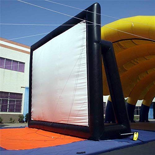 APAINI Infltable Curtain Screen 200 Inch Projector Home Outdoor Office Portable 3D Projection Screen