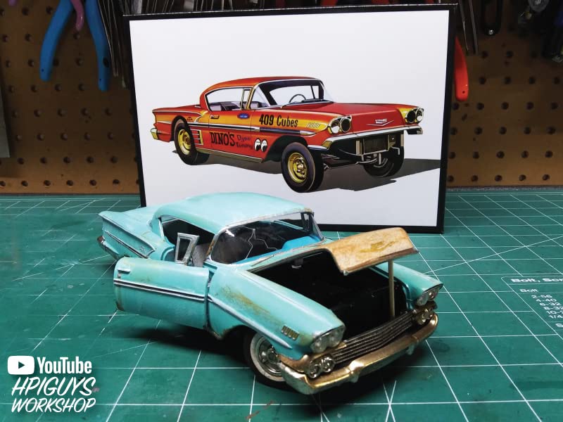 AMT 1958 Chevy Impala Hardtop Ala Impala 1:25 Scale Model Kit