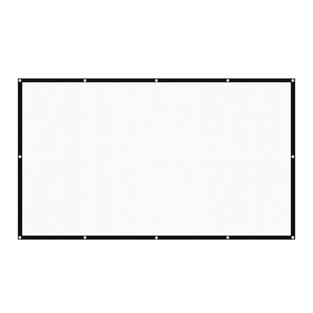 APAINI Folding Projector Screen Portable Home Outdoor KTV Office 3D Projector Screen Projection Screen 60/72/84/100/120/150 Inch (Size : 100 inch)
