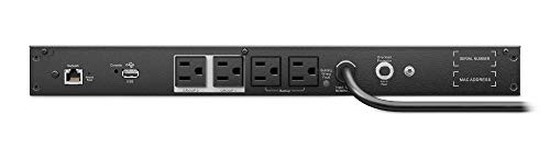 APC Smart-UPS 500VA Lithium Ion UPS with SmartConnect, SCL500RM1UCNC, Line Interactive, Sine Wave UPS, Short-Depth 120V Uninterruptible Power Supply with Network Card