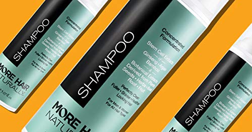 More Hair Naturally TRIPLE STEM CELL SHAMPOO: State Of The Art Hair Improvement For Extra volume, Fullness and Improved Scalp Health