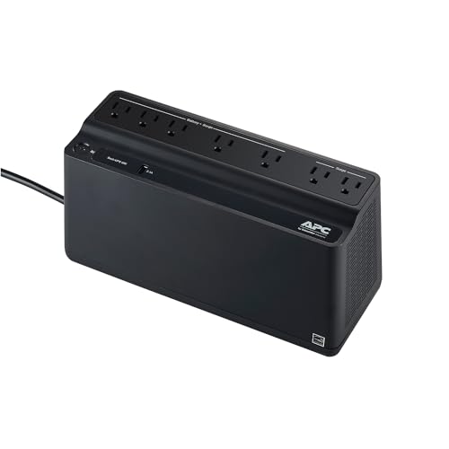 APC Back-UPS 650 Battery Backup and Surge Protector Black (BVN650M1)