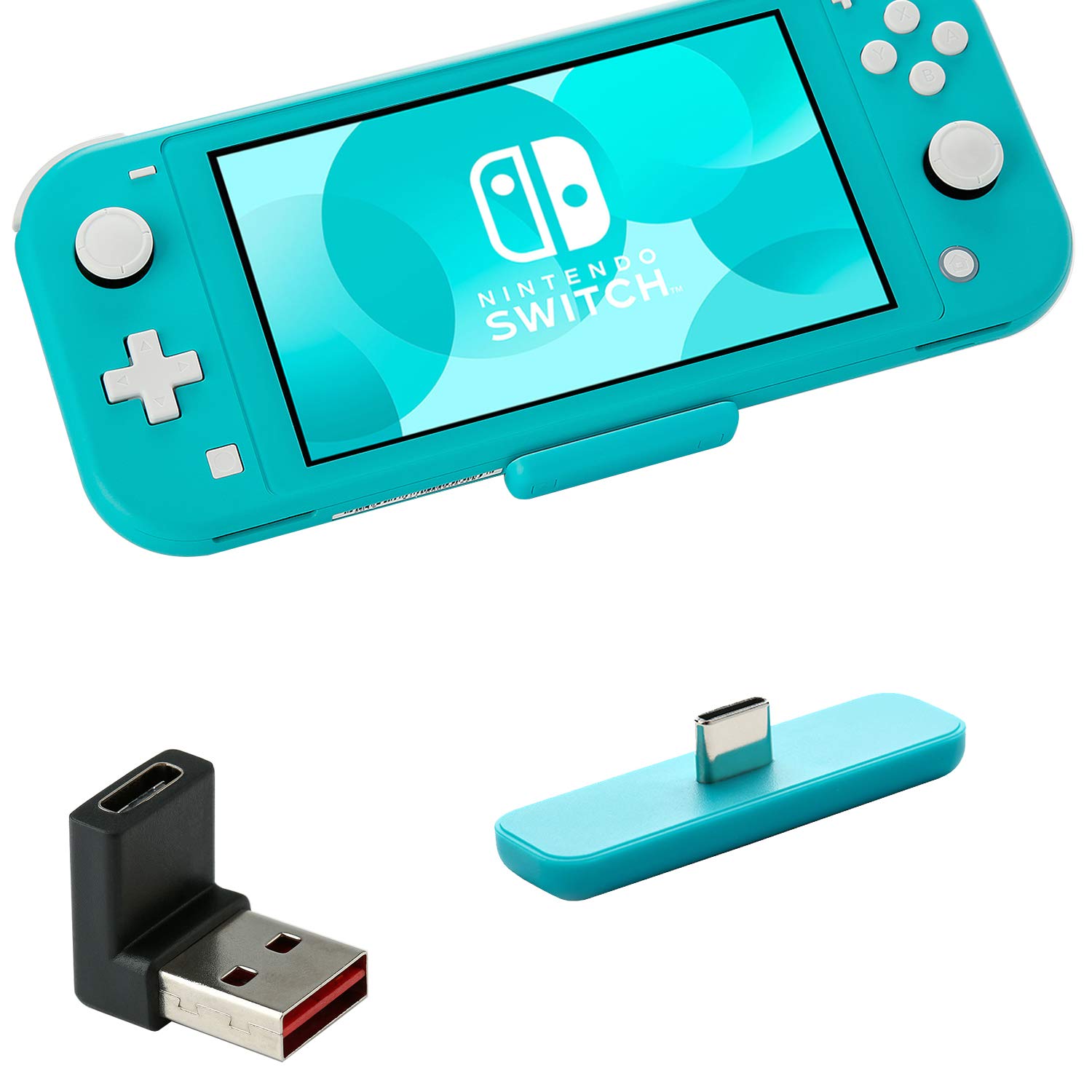 GuliKit Route Air Bluetooth Adapter for Switch & Lite PS5 PC, Dual Stream Bluetooth Wireless Audio Transmitter with aptX Low Latency Connect Your Bluetooth Speakers Headphones - Blue