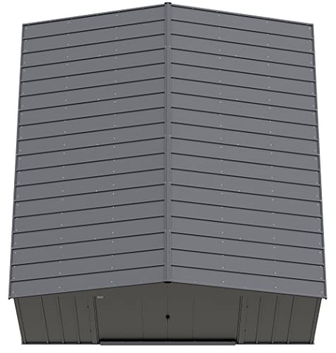 Arrow Classic Metal Shed, 14 x 14, Charcoal