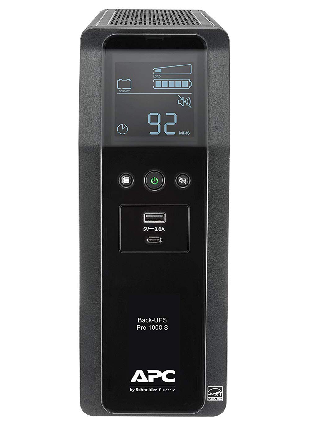 APC Sine Wave UPS Battery Backup & Surge Protector, 1000VA, APC Back-UPS Pro (BR1000MS) Bundle Including 16GB DataTraveler