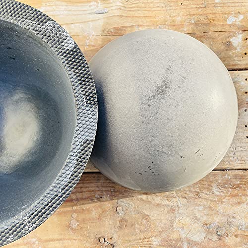AUTUMN Half Ball Sphere Mold, Concrete Cement Semisphere Mold, Garden Decor Mold, 12'' Dia