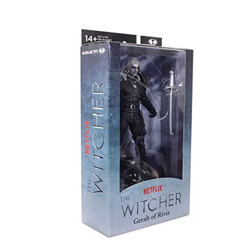 McFarlane Toys Netflix The Witcher Geralt of Rivia Witcher Mode (Season 2) 7" Action Figure with Accessories