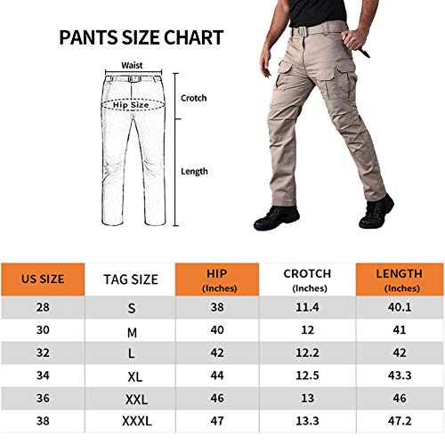 ANTARCTICA Mens Tactical Hiking Pants Durable Lightweight Waterproof Military Army Cargo Fishing Travel