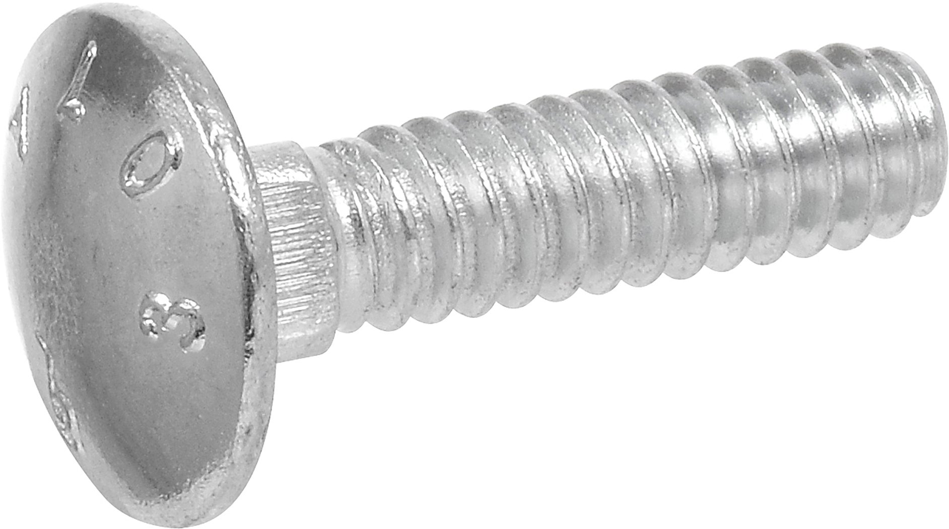 Hillman 240147 Carriage Bolt, 3/8 x 1-1/4-Inch, Steel, Zinc-Plated, Silver, 100-Pack
