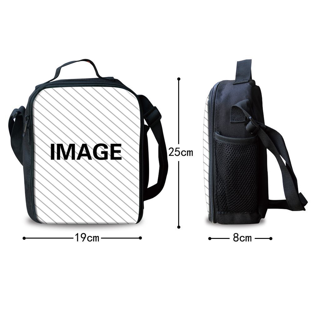 Amzbeauty Horse Lunch Bag for Kids Insulated Freezable Thermos Square Box