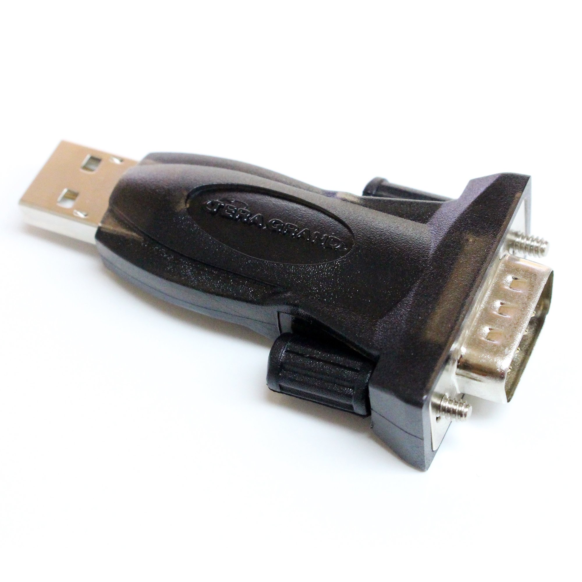 Tera Grand - Premium USB 2.0 to RS232 Serial DB9 Adapter - Supports Windows 11,10, 8, 7, Vista, XP, 2000, 98, Linux and Mac - Built with FTDI Chipset