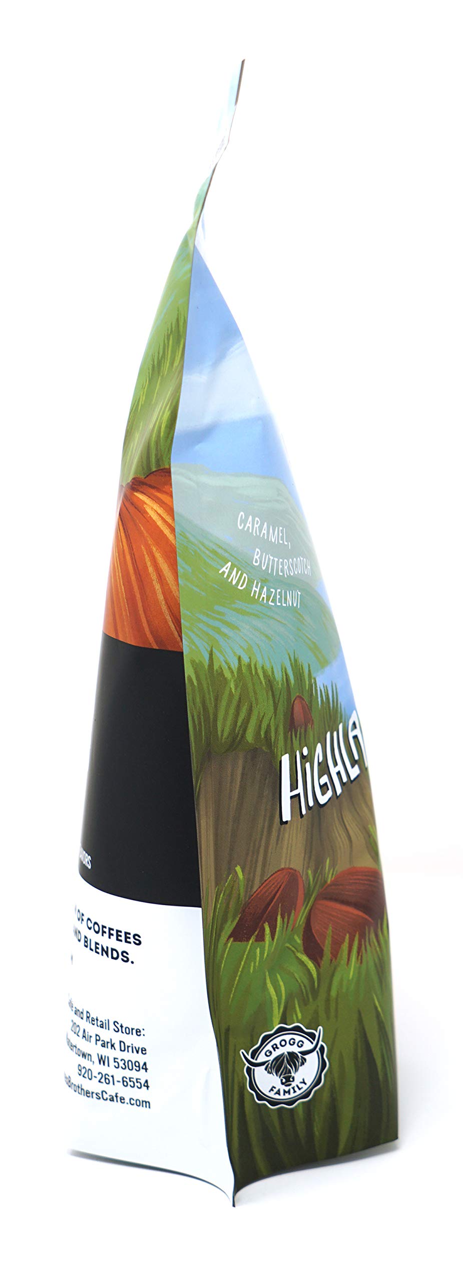 Berres Brothers Highlander Grogg Ground Coffee, 2lb Package, Combination of Caramel, Butterscotch and Hazelnut 2 Pound