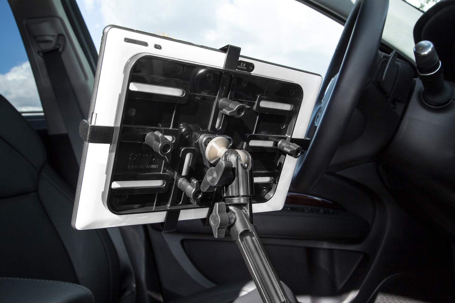 Mount-It! Premium Cup Holder Tablet Mount for Cars - Tablet ELD Mount - Heavy Duty Aluminum Tablet Mount For iPad, Galaxy, & Fire Tablets (MI-7320)