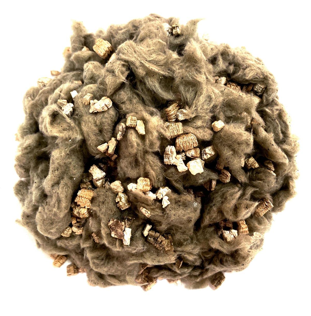 Glowing Embers Rock Wool Mixed with Vermiculite for Vented Gas Log Sets, Inserts,Fireplaces, Fire-Pit and Stoves, 12oz