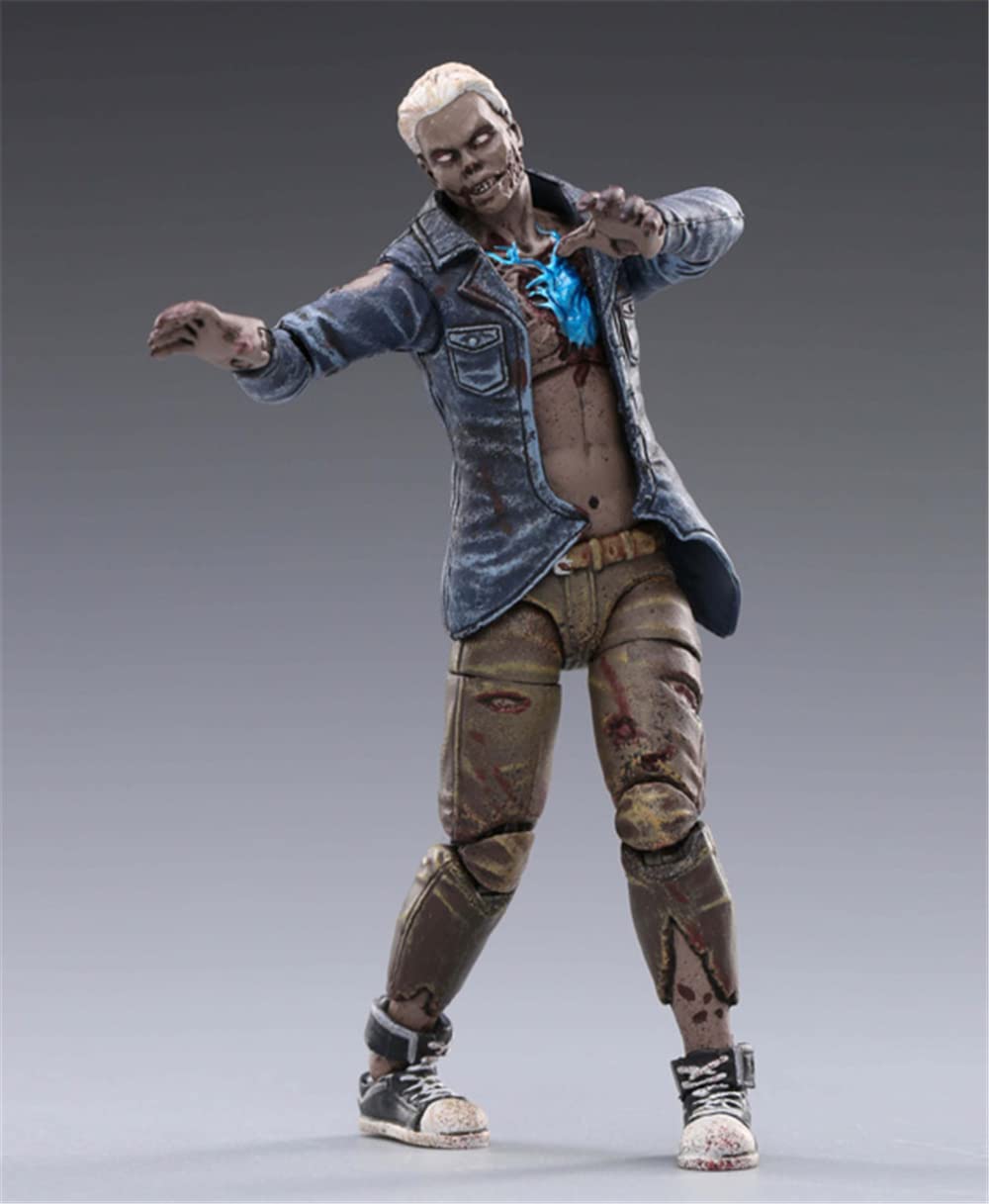 HiPlay JoyToy 1/18 Scale Science-Fiction Action Figures Full Set-Life After Infected Series-Zombie Action Figure(Chubby LAI002)
