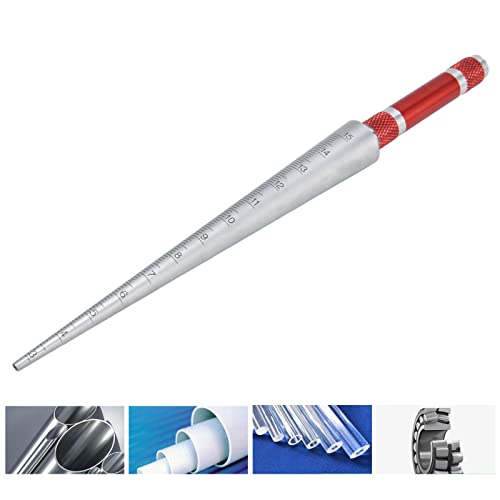 Aperture Gauge, Stainless Steel Conical Inner Diameter Inspection Measurement Tool 3β15mm Used to Measure the Inner Diameter and Hole of Thin Walled Parts