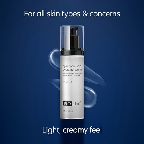 PCA SKIN Hyaluronic Acid Serum for Face, Boosts Hydration, Reduces Fine Lines & Wrinkles, Hyaluronic Acid Serum, 1 oz Pump