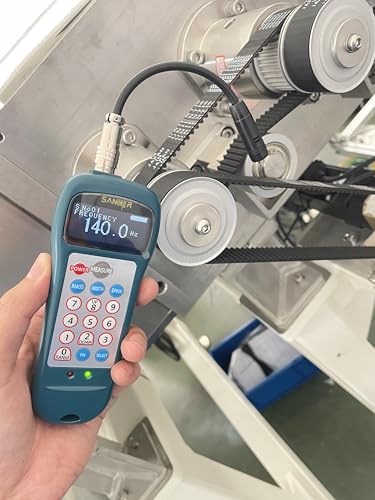 Sanker Sonic Belt Tension Meter SK-608 Suited for Multi-Ribbed V- and synchronous Belts Shorter Measurement time ≤ 0.2S Measuring Accuracy +/-1% Frequency Range 10-5000Hz U550 Same Function