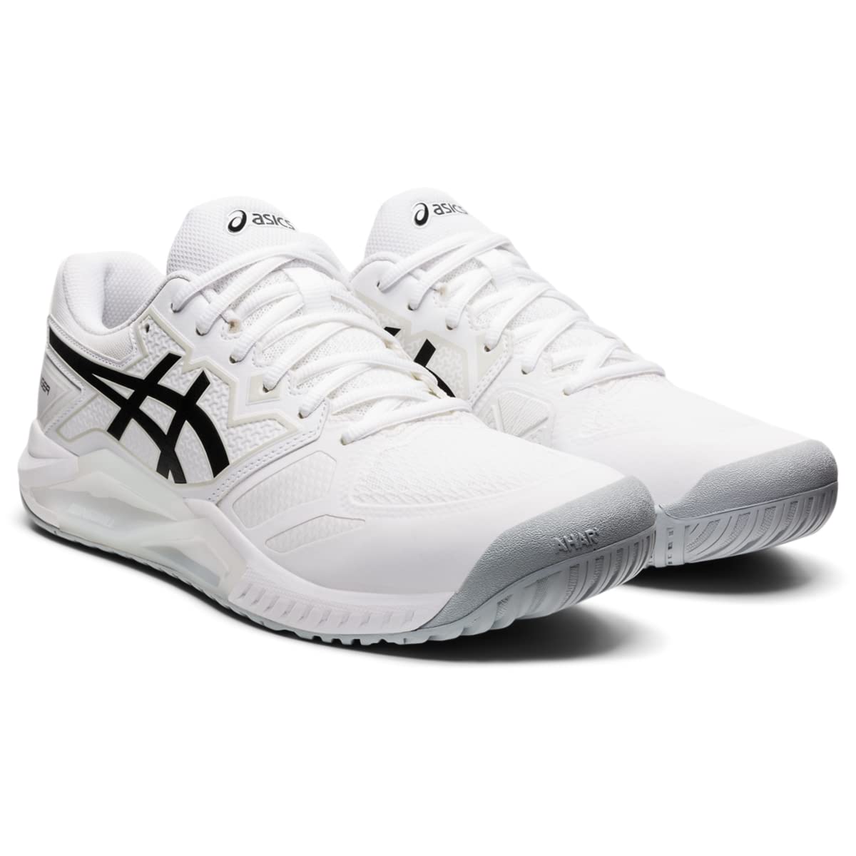 ASICS Men's GEL-CHALLENGER 13 Tennis Shoes, 10.5, WHITE/BLACK