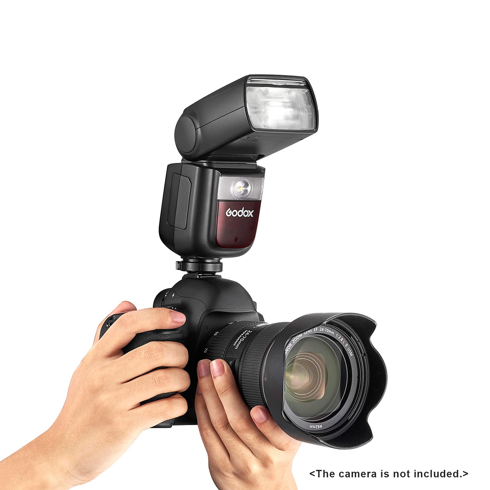 GODOX V860III-C Camera Flash Light Wireless TTL Transmitter/Receiver Speedlite GN60 1/8000s HSS Built-in 2.4G Wireless X System Replacement for Canon 1DX/5D Mark III/5D Mark II Cameras