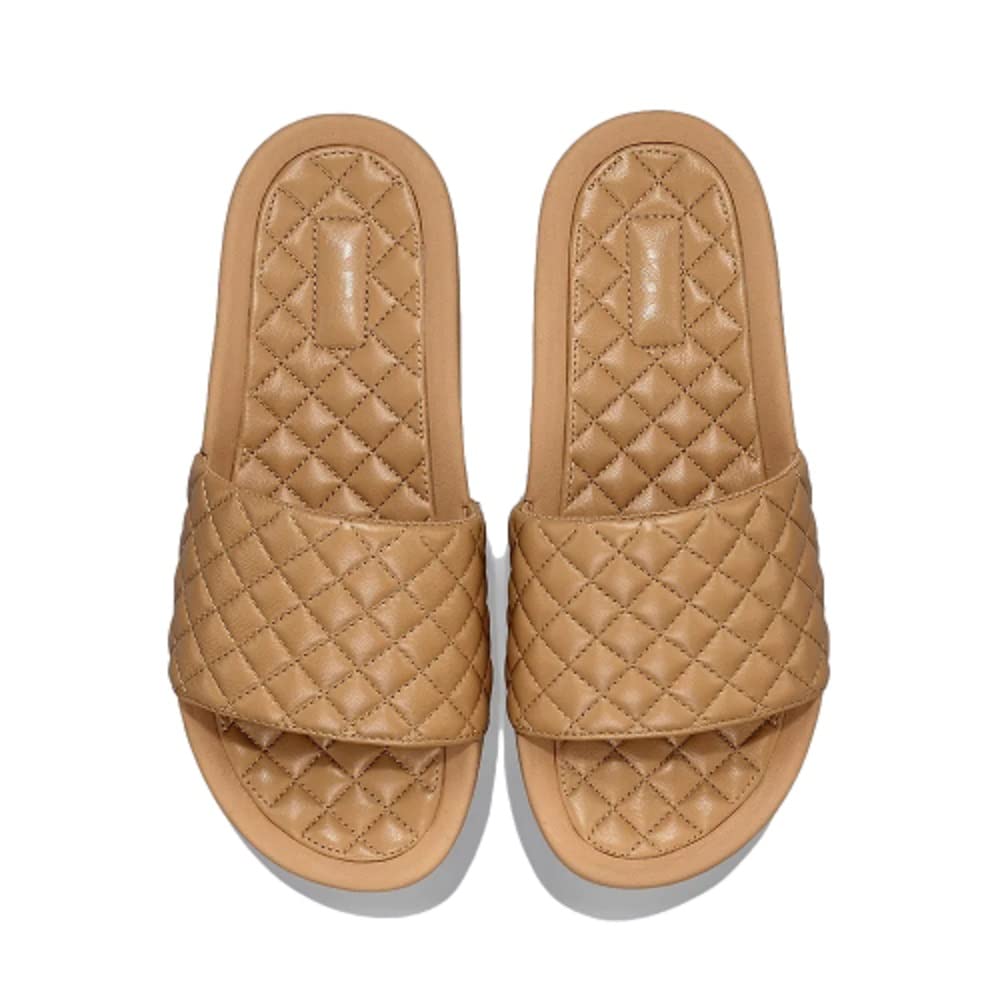 APL: Athletic Propulsion Labs Women's Lusso Slide, Tan, 7