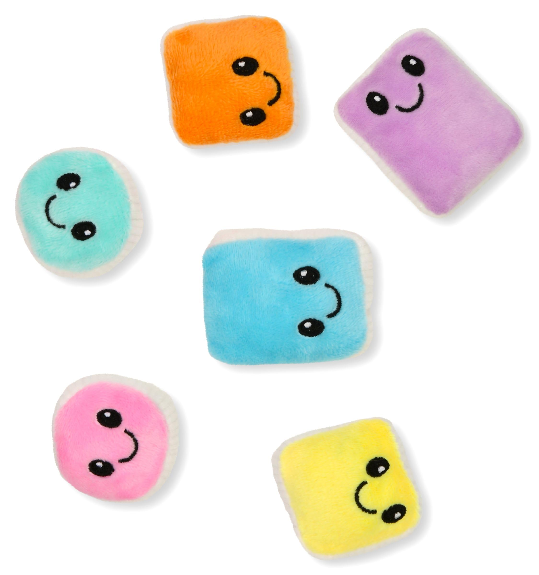 iscream Play with Your Food! Cotton Candy Play Pillow Set with Embroidered Accents