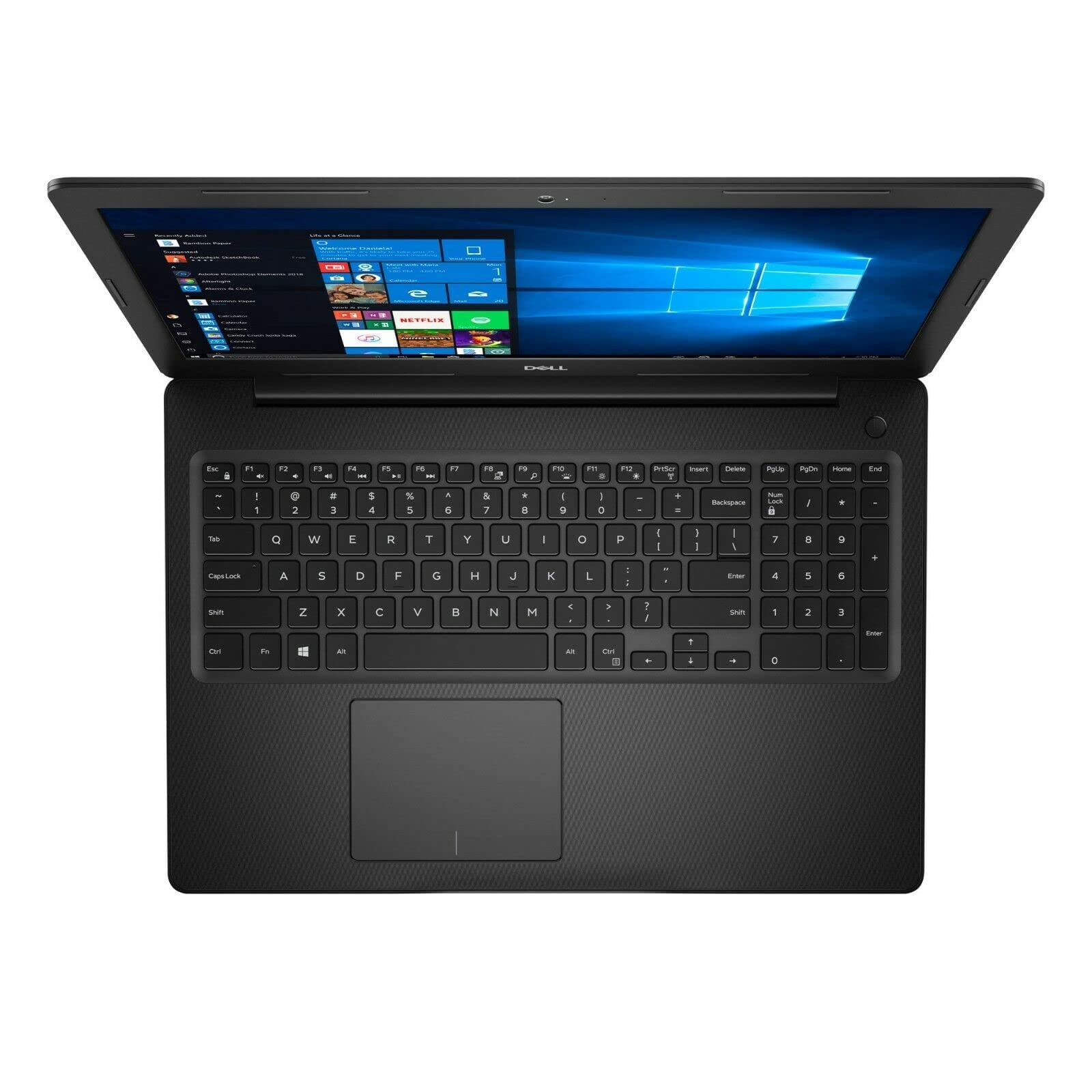 Dell Inspiron 3593 15.6" FHD Touchscreen Laptop, 10th Generation Intel Core i7-1065G7 Processor,12GB RAM,512GB SSD+1TB HDD, HDMI, WiFi, Bluetooth, Windows 10/11 Home, Black