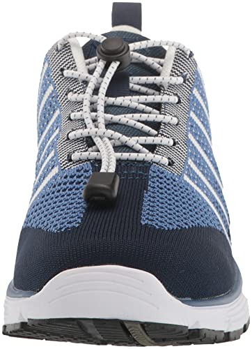 Apex Women's Breeze Athletic Knit Running Shoe Sneaker, Navy, 11 Wide US