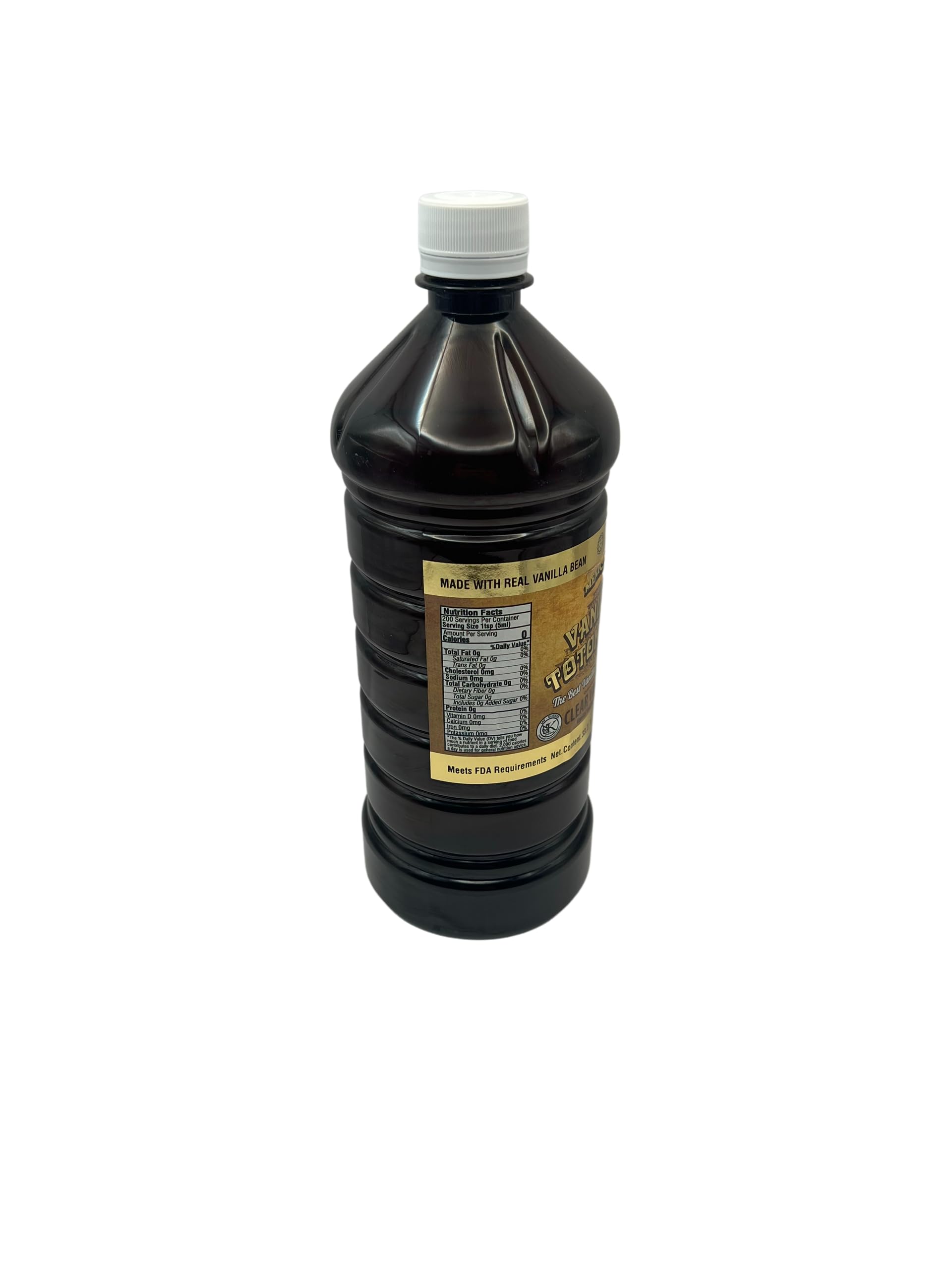 Authentic Clear Mexican Vanilla Totonacs 33.2 Oz (1 liter bottle)