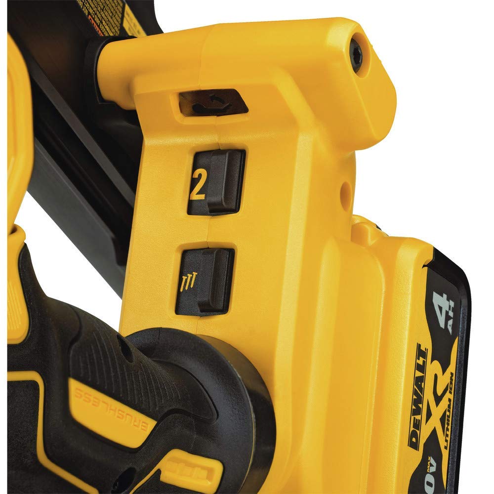 Dewalt DCN21PLM1R 20V MAX Lithium-Ion 21-Degree Plastic Collated Framing Nailer Kit (4 Ah) (Renewed)