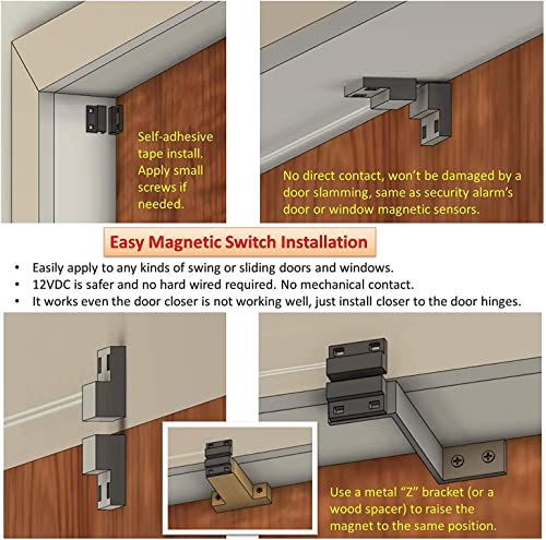 Awoco 72" Super Power 2 Speeds 2350CFM Commercial Indoor Air Curtain, CE Certified, 120V Unheated - Door Switch Included
