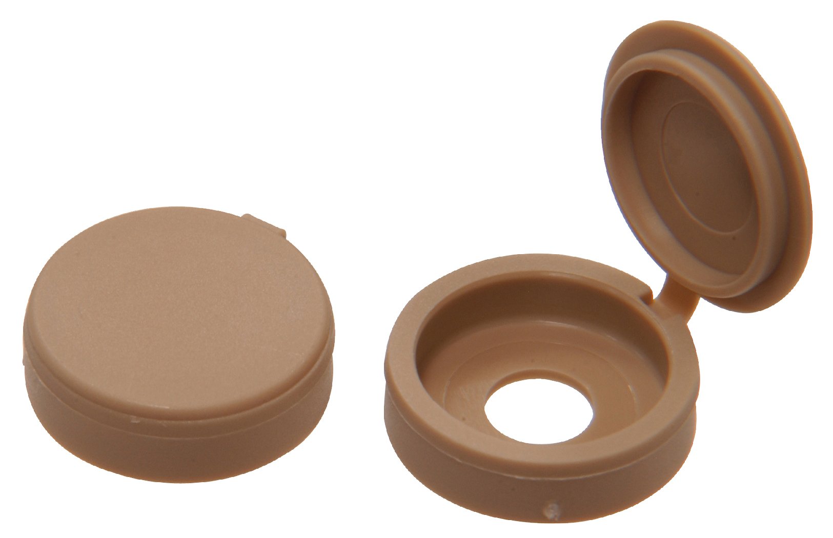 The Hillman Group 59049 Hinge Screw Cover Number 8/Number 10, Beige , 15-Pack