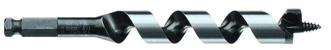 IDEAL Electrical 35-892 Resi-Master™ 7-1/2 in. Ship Auger – 5/8 in. Drill Bit w/Single-Helix Head
