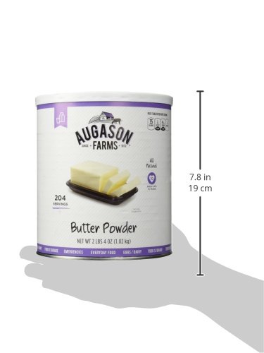 Augason Farms Butter Powder 2 lbs 4 oz No. 10 Can