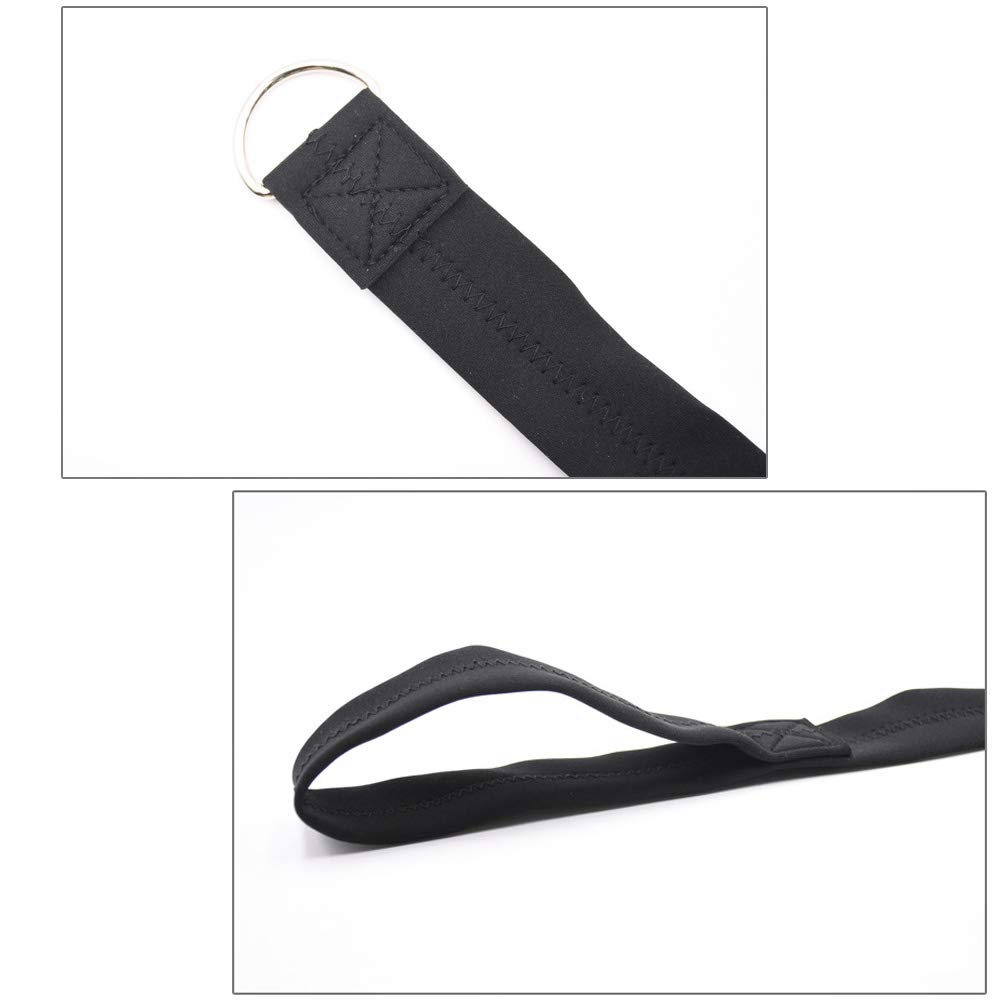 Axgo 1 Piece Baby Stroller Safety Belt Soft and Comfortable Fabric Pram Wrist Strap, Black