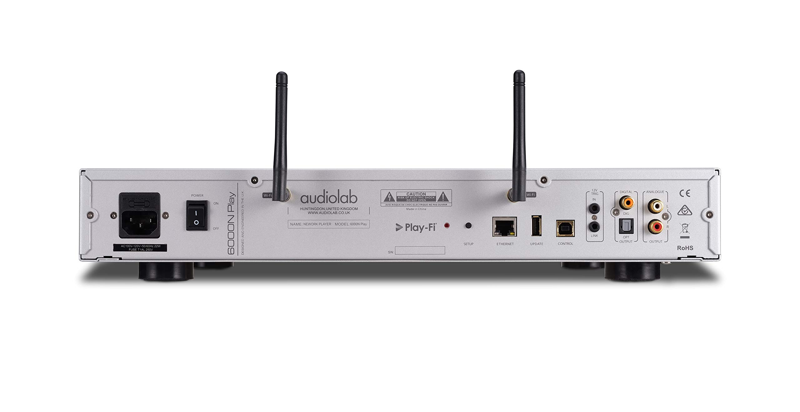Audiolab 6000N Play Wireless Streaming Player (Silver)