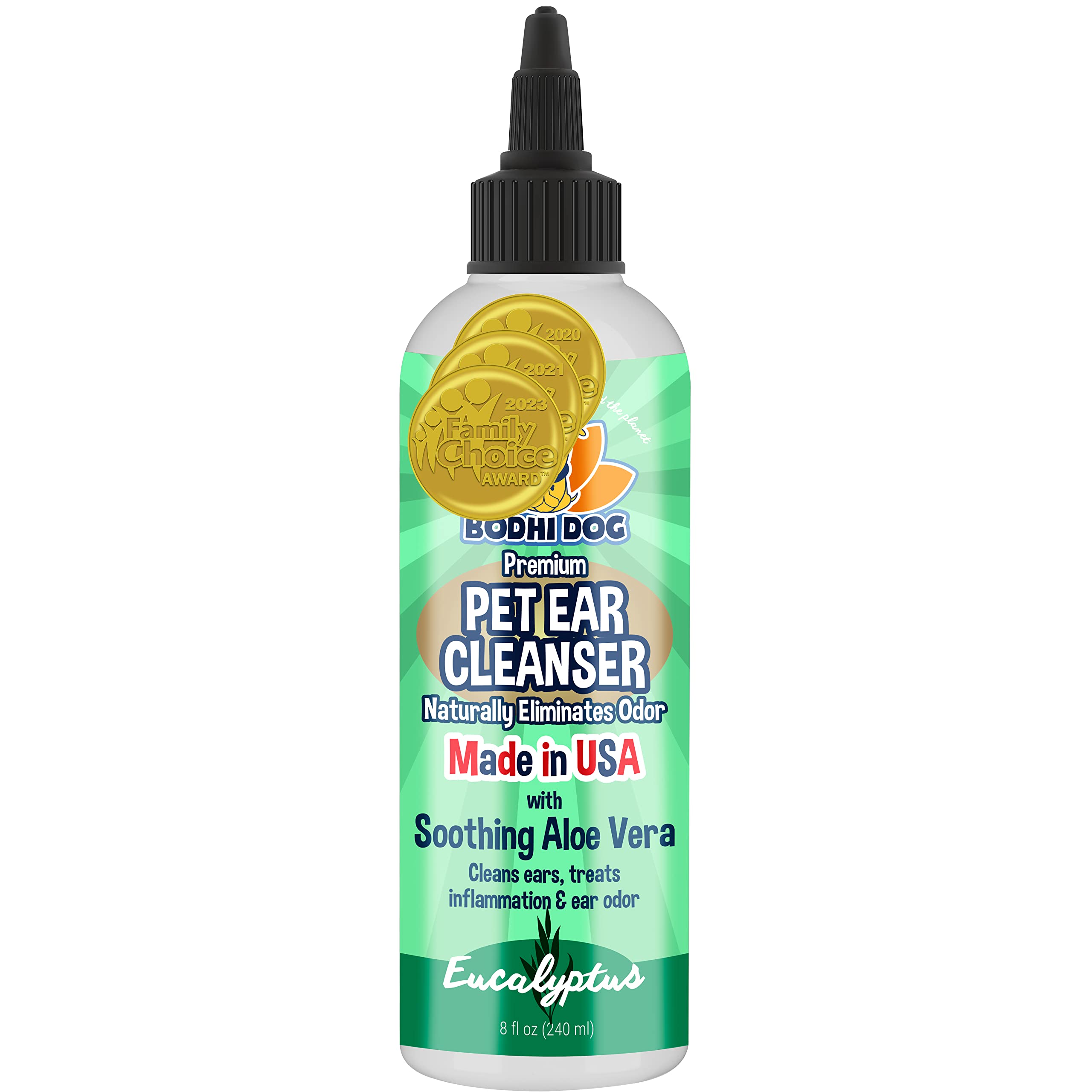 Bodhi Dog Ear Cleaner Solution for Dogs and Cats | Aloe Vera Cleaning for Ear | Gentle Cleanser for Ears