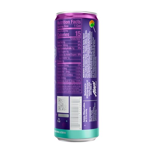 Alani Nu WITCH'S BREW Sugar Free Low Calorie Energy Drinks | 200mg Caffeine | Pre Workout Performance with Antioxidants | Biotin B Vitamins | Zero Sugar | 15 Calories | 12 Fl Oz Cans (12 Pack)