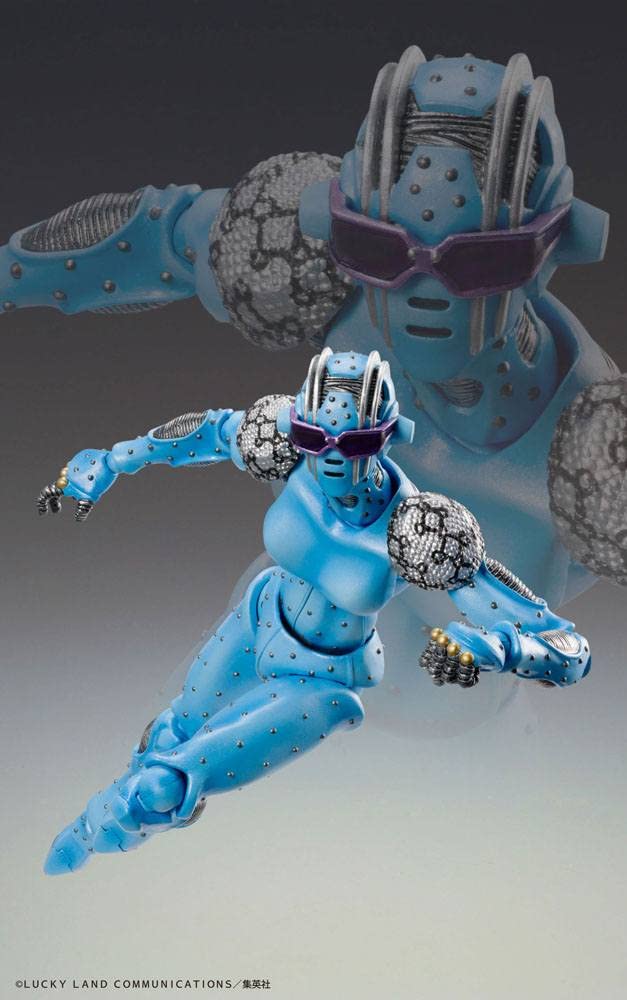 Medicos JoJo’s Bizarre Adventure Part 6: Chozo Kado Stone Free Super Action Statue Figure, Multicolor