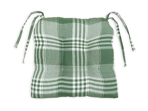 Arlee Exeter Set of 2 Chair Pad, Olive 2 Count