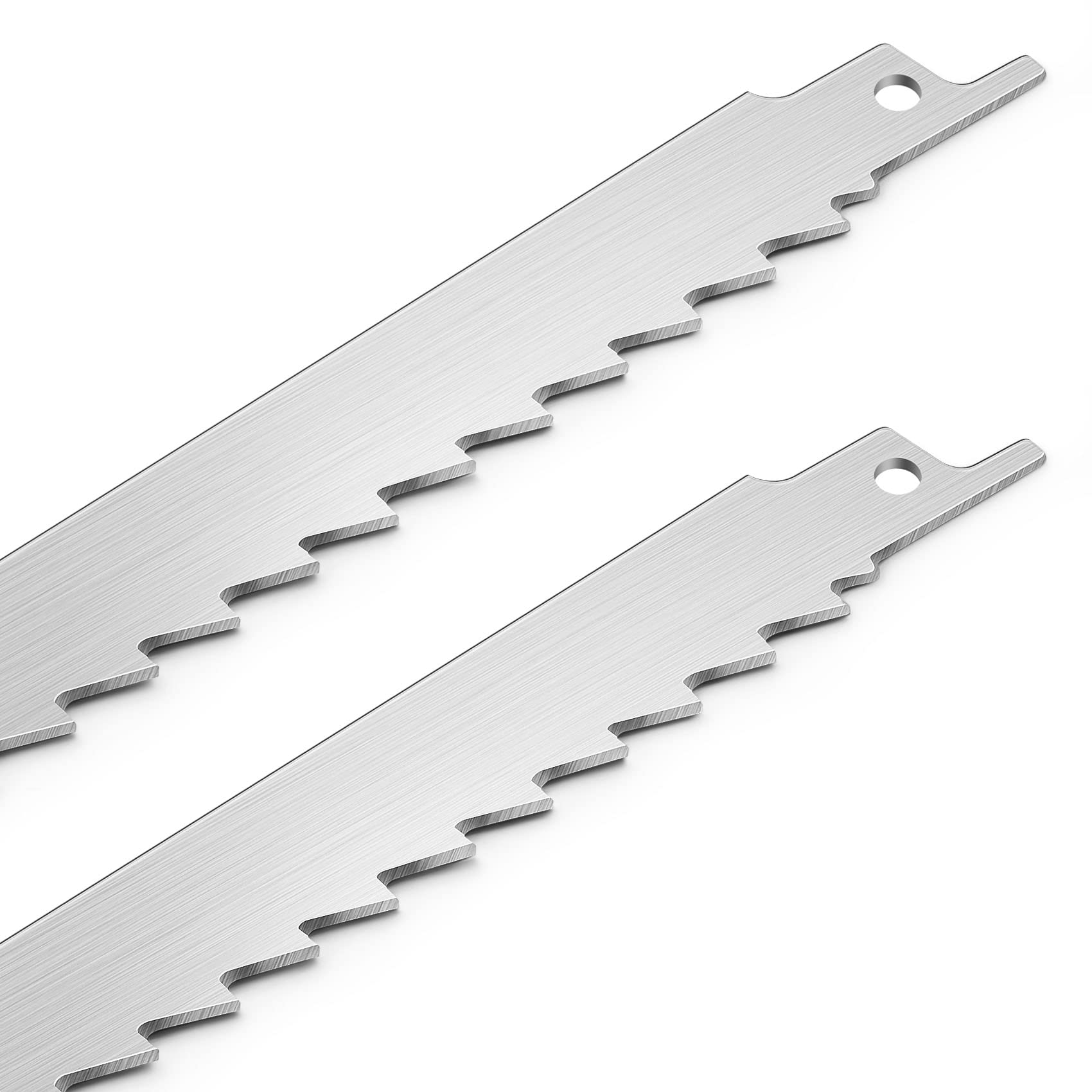 AxPower 5 Pack Stainless Steel Reciprocating Saw Blades Sawzall Blades for Frozen Meat Bone Food Cutting Beef Turkey