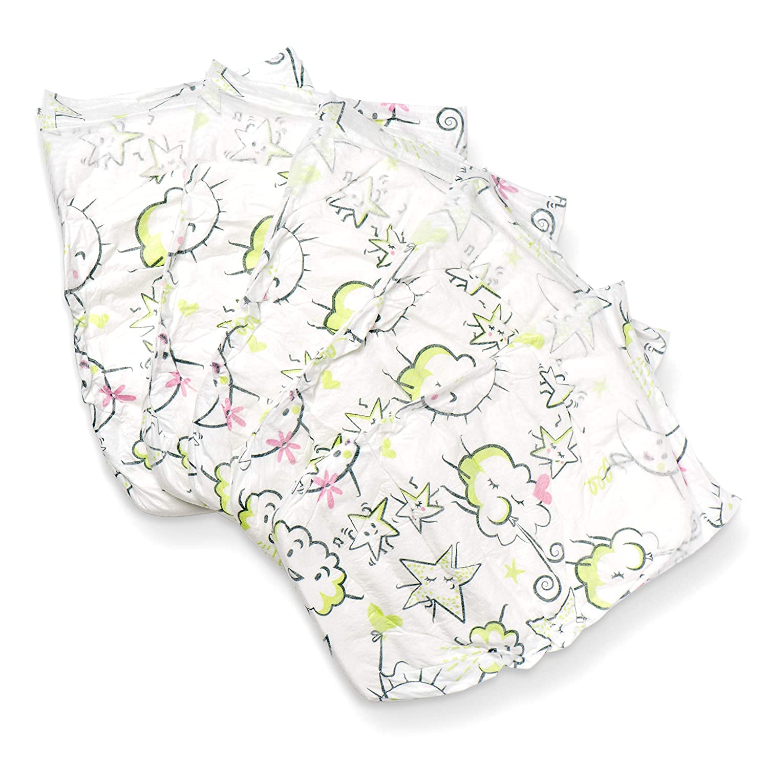 Mum & You Nappychat Diapers, Size 4 (Pack of 2), Unisex-Babies, Soft and Flexible, Hypoallergenic, Dermatologically Tested, Eco-Friendly, Chlorine-Free, 100% Renewable Energy