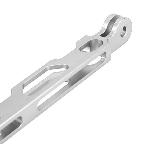 Action Camera Extension Portable Action Camera Tactics Extension Rod CNC Aluminium Alloy Extension Handle Bracket for Gopro(Gray)