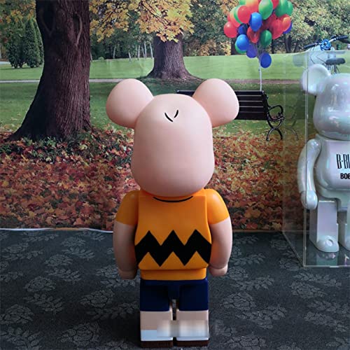 Bearbrick 400%/1000% Violent Bear Building Blocks Bear Peanut Model Figurine Collectible Toy Gift Fashion Ornament Statue B,1000%(70CM)
