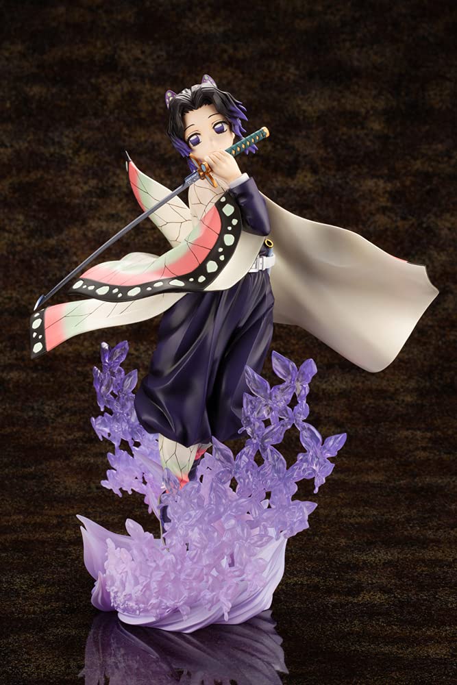 Kotobukiya Demon Slayer: Kimetsu no Yaiba; Shinobu Kocho ArtFX J Statue, Multicolor