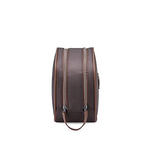 DELSEY PARIS Chatelet 2.0 Toiletry and Makeup Travel Bag, Chocolate Brown