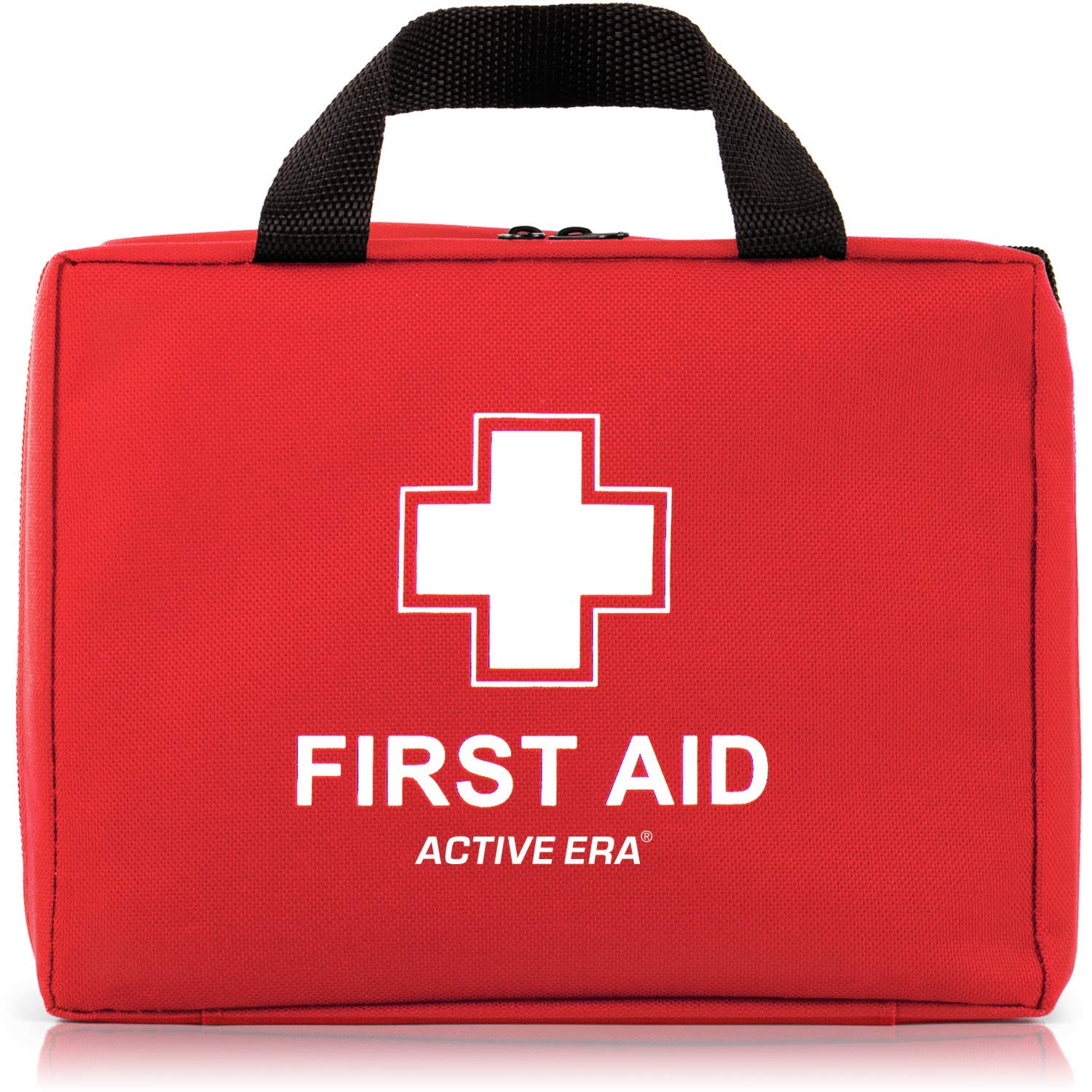 Active Era First Aid Kit - All-Purpose 260 Pieces First Aid Kit for Camping and Hiking with Medical Supplies and Handle - First Aid Kit for Home, Cars